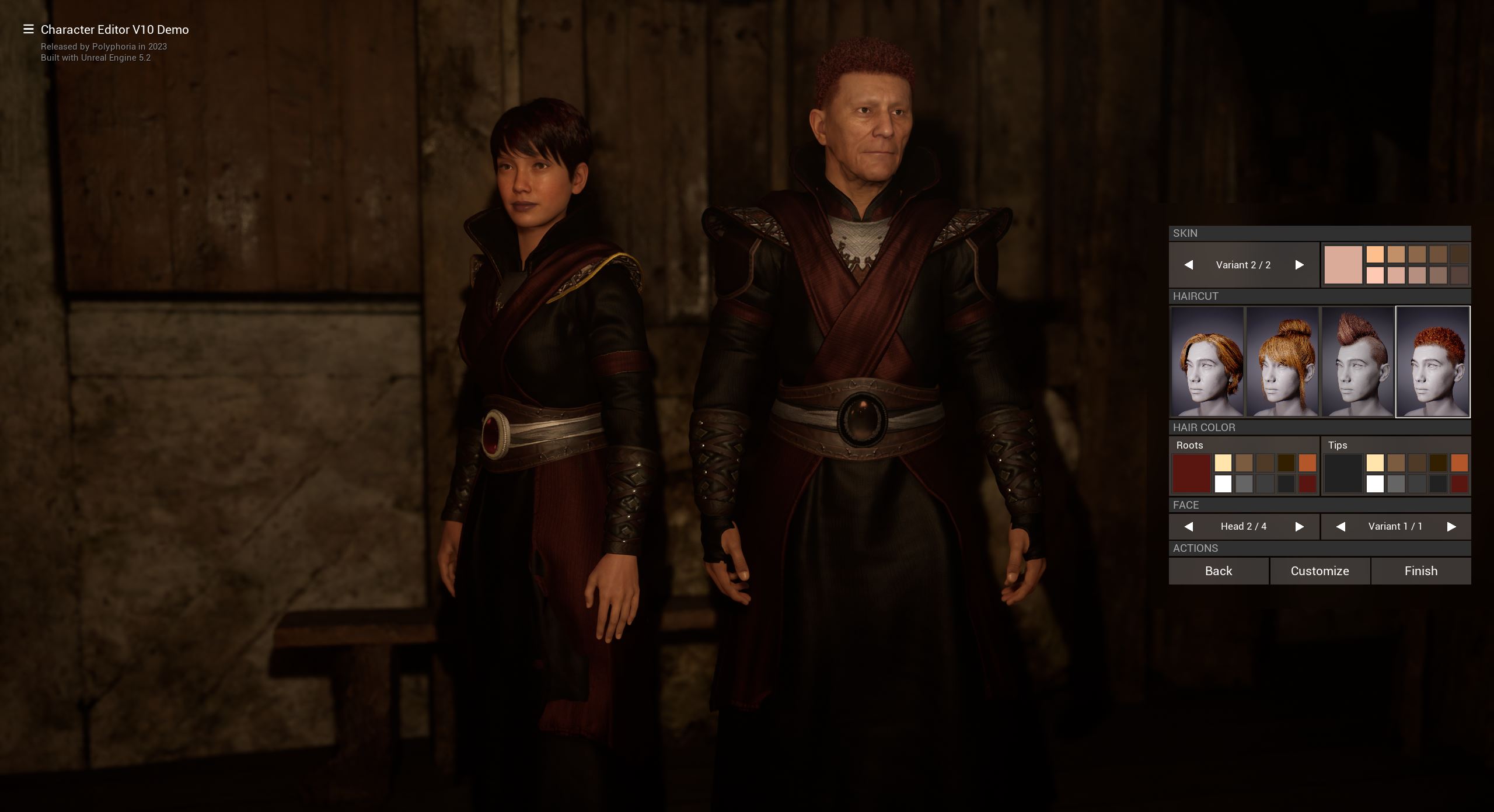 Standalone Demo | Character Editor Documentation